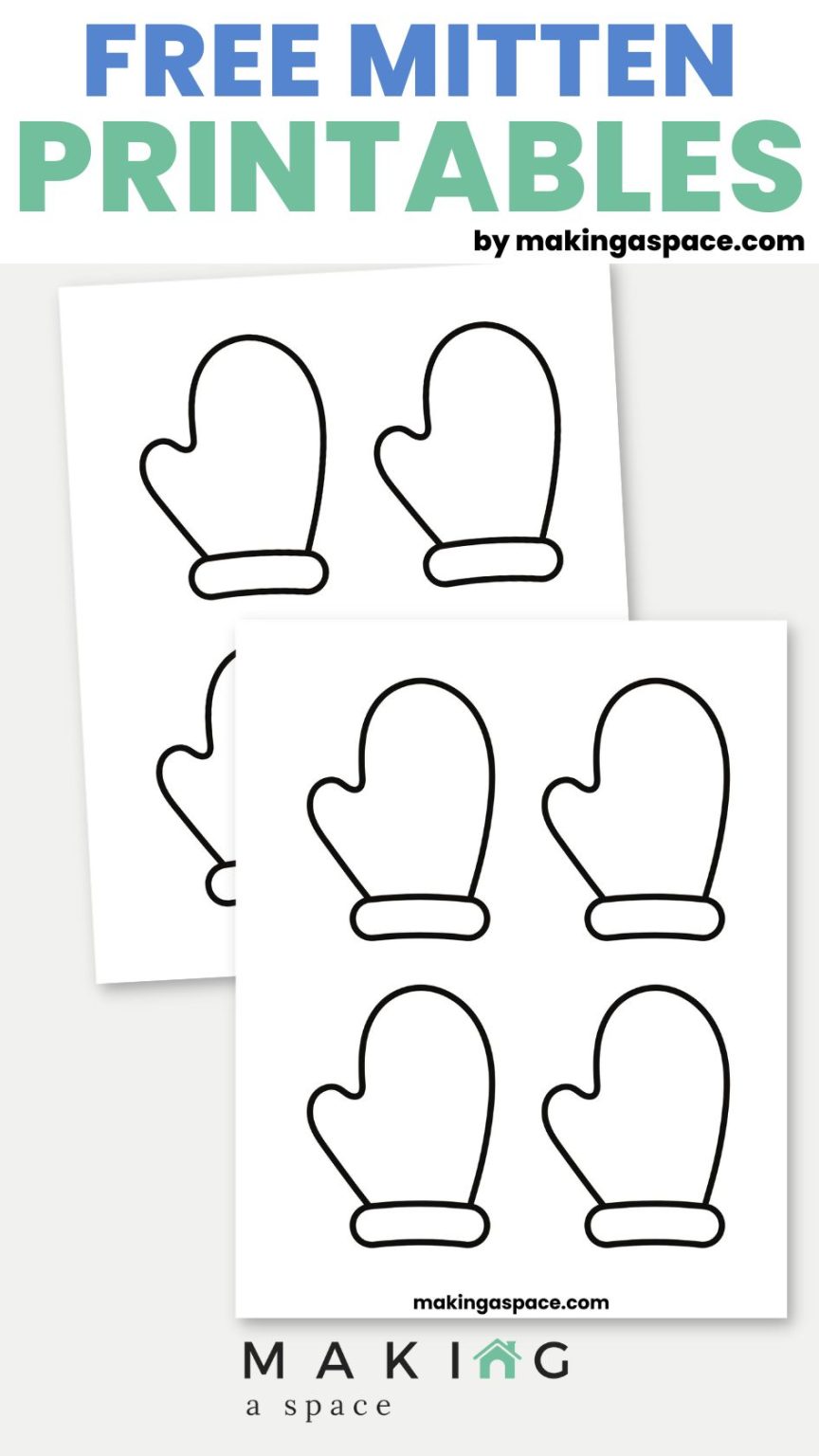 Free Mitten Templates Printable - Making A Space